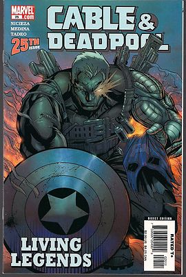 CABLE & DEADPOOL #25 MARVEL 2006 CAPTAIN AMERICA & SHIELD "LIVING ...