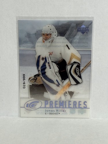 Jonas Hiller 2007-08 Upper Deck Ice Premieres Rookie Card # 167 /999 | eBay