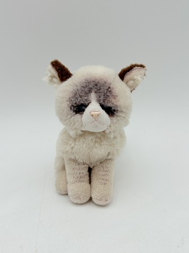 Gund Grumpy Cat Plush Toy Internet Meme Stuffed Siamese Kitten Blue ...