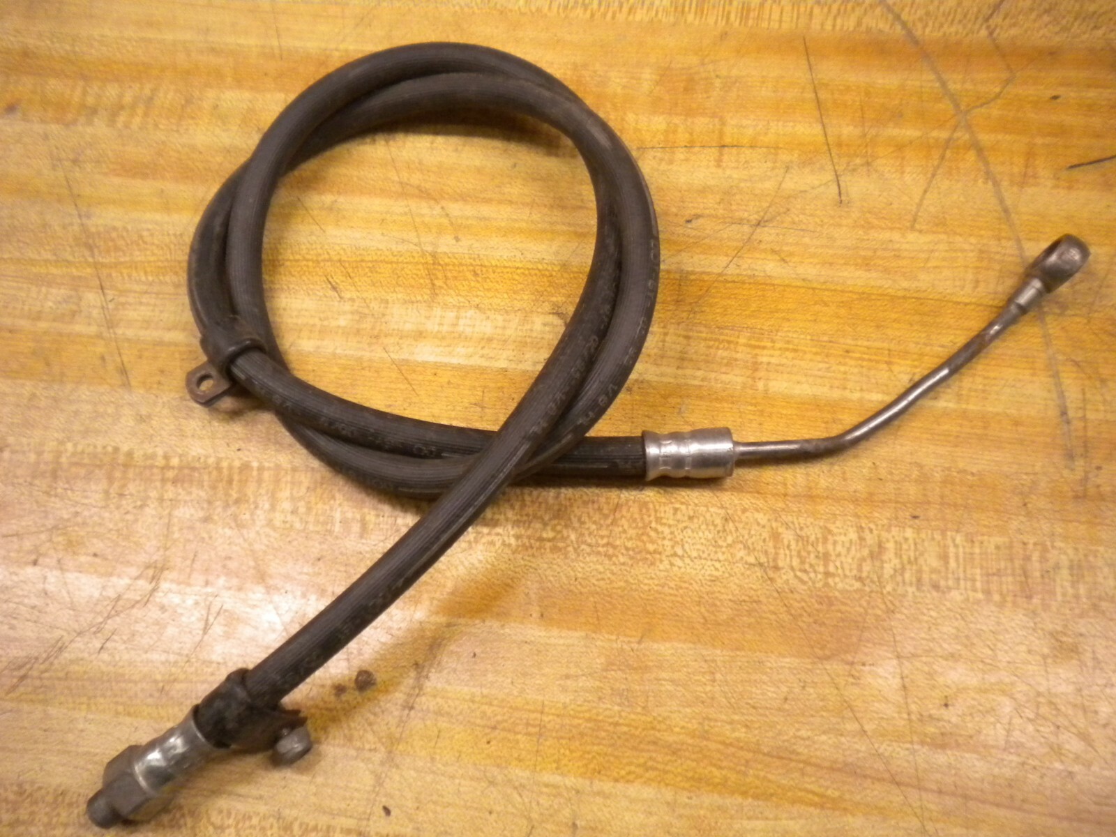 Harley Davidson Brake Line Cable OEM 44" banjo flare | eBay