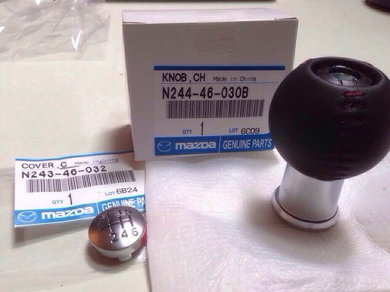 Mazda Genuine N244-46-030B N243-46-032 Change lever Shift knob Roadster ...