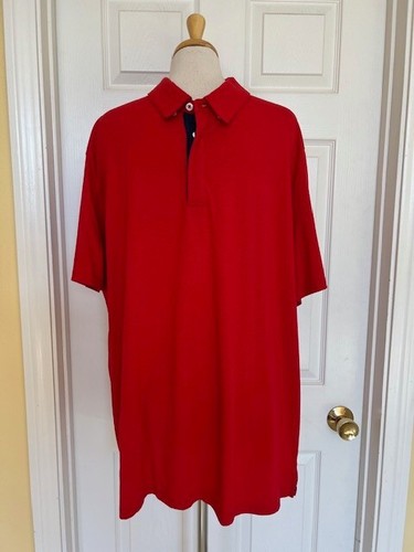 TOMMY JOHN red polo top size 2XL | eBay