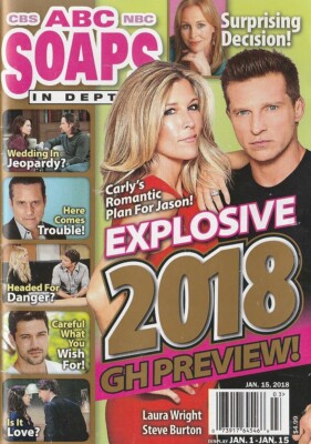 ABC Soaps In Depth Jan 15, 2018 LAURA WRIGHT-HALEY PULLOS-KELLY MONACO ...