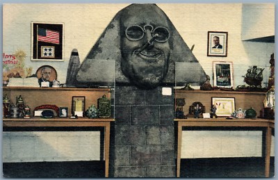 NEW YORK NY SPHINX in ROOSEVELT HYDE PARK MUSEUM VINTAGE POSTCARD | eBay