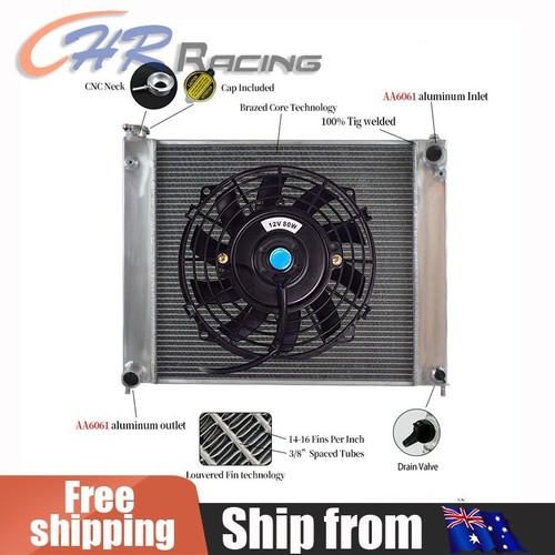 Aluminum Radiator+FAN For Nissan Fairlady 300zx z32 Twin Turbo MT 1990 ...