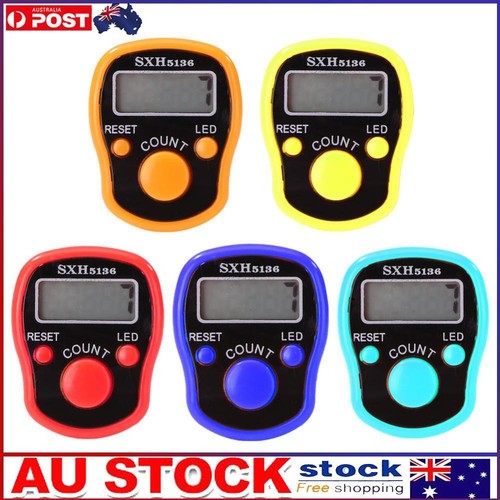 Luminous Small Counter 0-9999 Count Tally Counter Counter Ring for ...