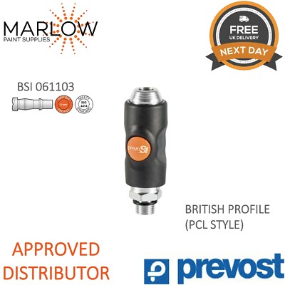 PREVOST BSI 061151 PREVO S1 QUICK SAFETY COUPLING MALE THREADED 1/4 ...