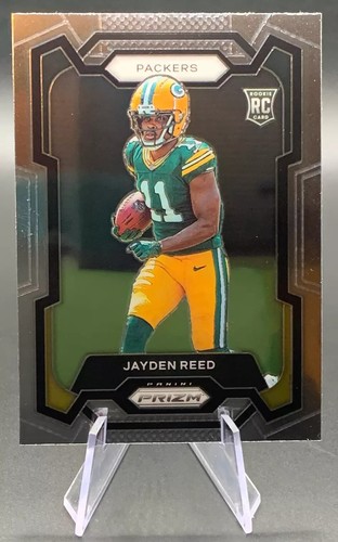 2023 Jayden Reed RC #334 Panini Prizm Rookie Green Bay Packers Football ...
