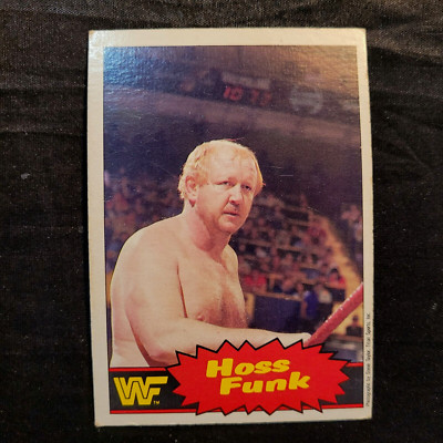 HOSS FUNK 1985 O-PEE-CHEE WWF WRESTLING #61 | eBay