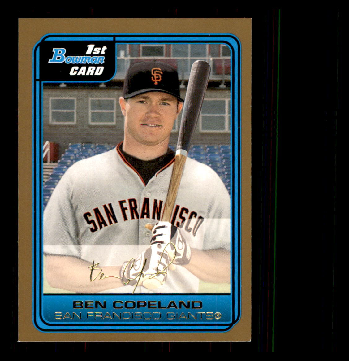 2006 Baseball Bowman Ben Copeland San Francisco Giants #B5 Gold | eBay