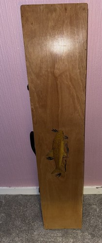 Unique Wooden Fishing Rod Carry Case With Carved Barbel | eBay