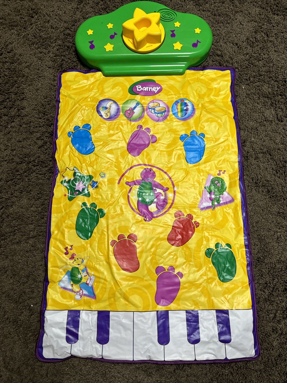 Vintage 2001 Barney Move ‘N Groove Dance Mat Only Missing Inflatable | eBay