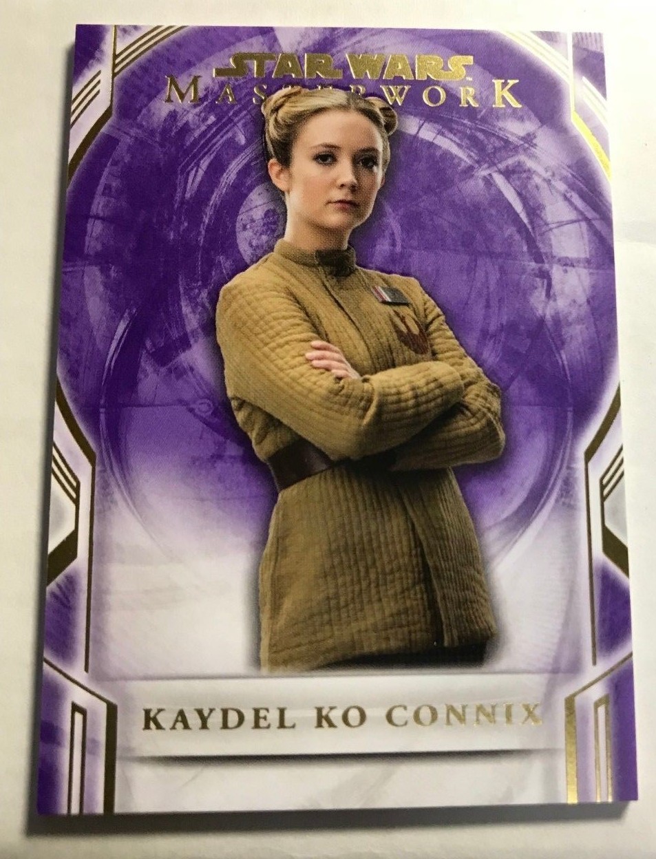 2018 STAR WARS MASTERWORK #85 KAYDEL KO CONNIX #/50 PURPLE #08/50 | eBay
