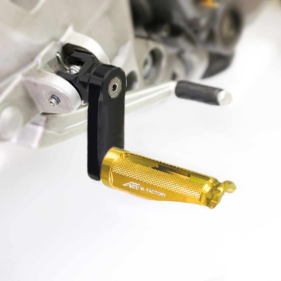 40mm Lowered CNC Front Rear MFP Foot Pegs For GSX-R250 (GSX250R) 17 18 ...