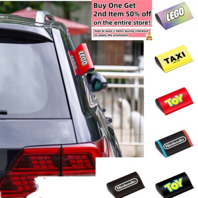 DIY Auto Stickers Universal Vinyl Decal Nintendo Toy Taxi Lego Label ...