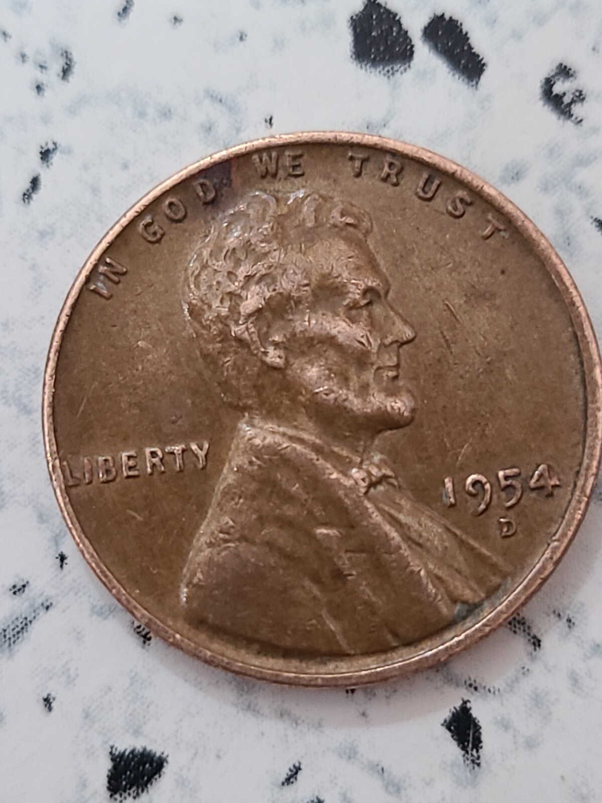 1954 d wheat penny ERROR "L" IN LIBERTY ON EDGE | eBay