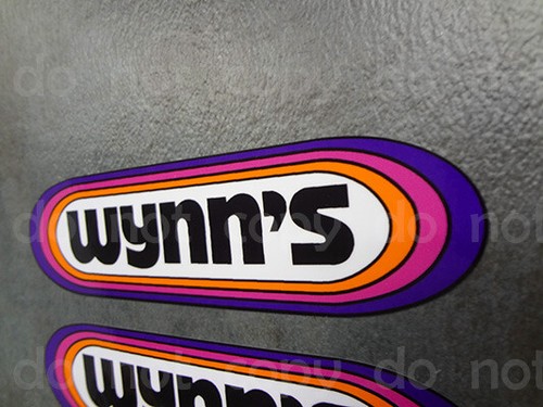 2x Wynn's Decals Stickers Sponsor racing Off Road truck Drag Race GTP ...