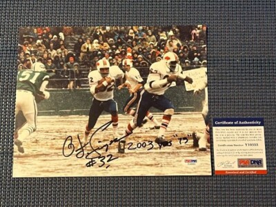 OJ Simpson Autographed 8X10 PSA | eBay