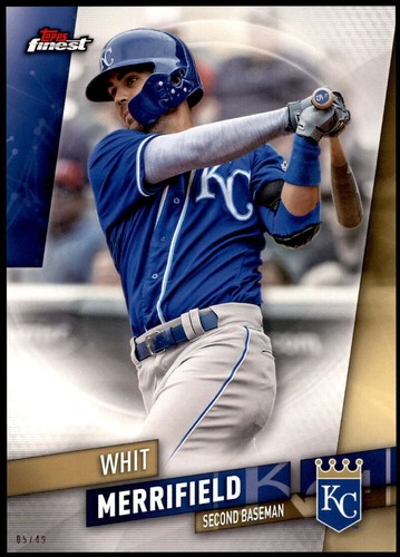 Whit Merrifield 2019 Finest 5x7 #43 /49 Royals | eBay