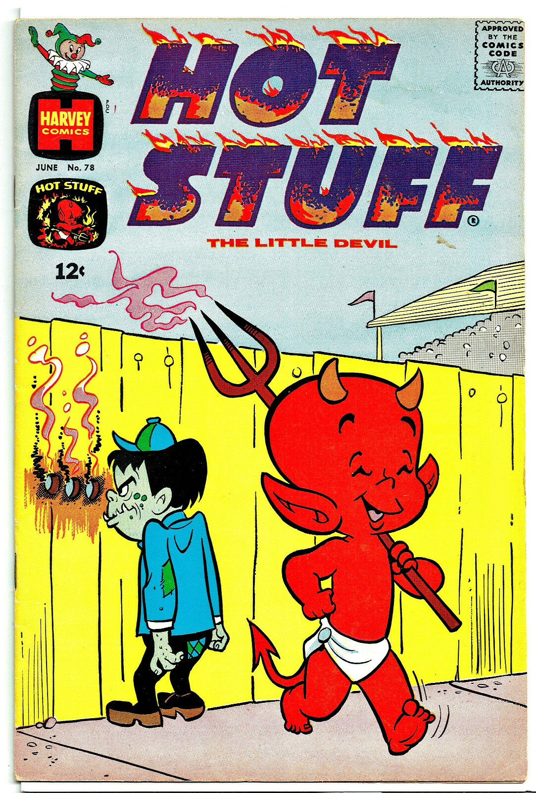 Hot Stuff the Little Devil #78, Harvey Comics, June 1967, Stumbo the ...