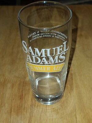 Samuel Adams Boston Lager Summer Ale Pint Beer Glass | eBay