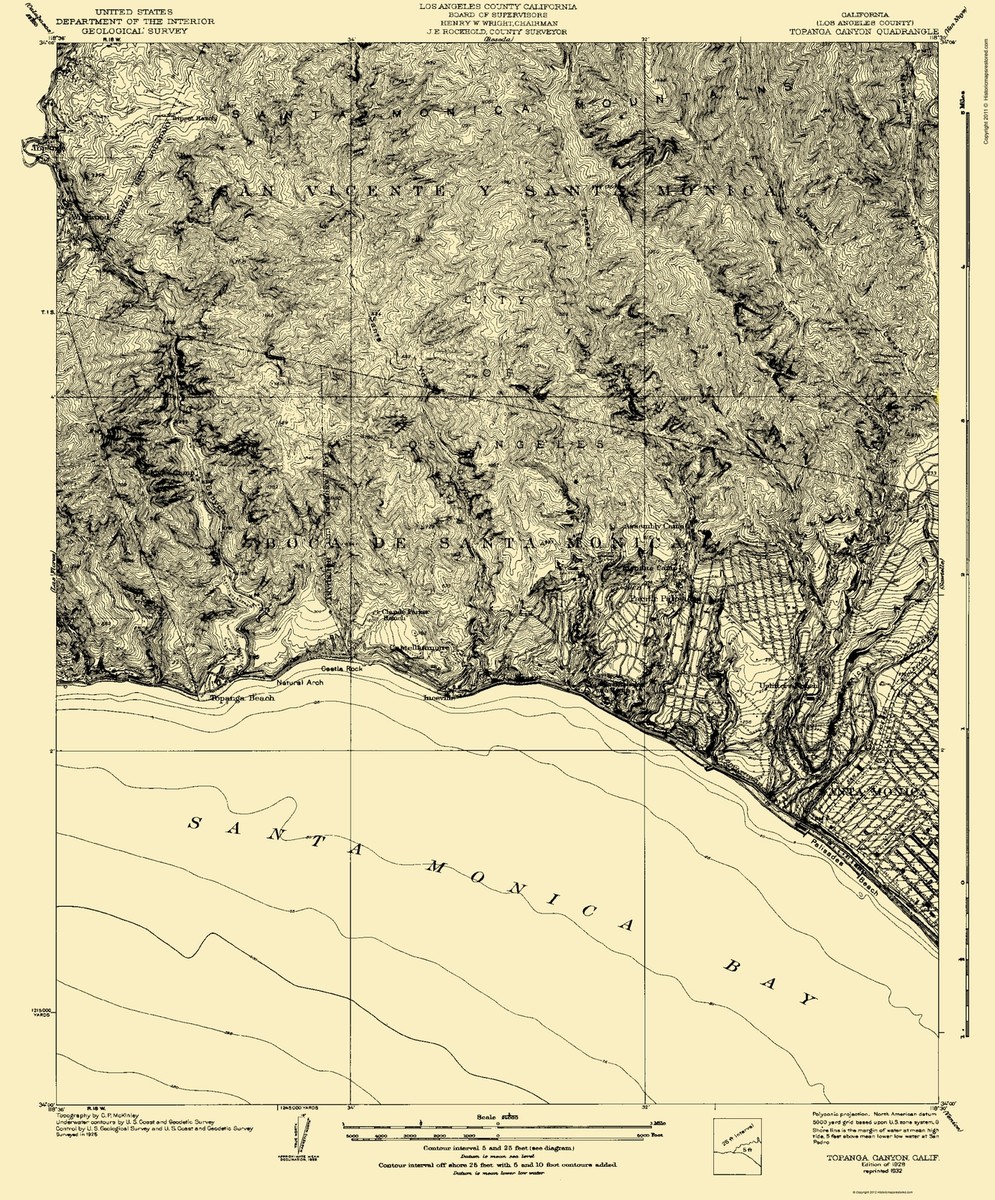 Topanga California Map