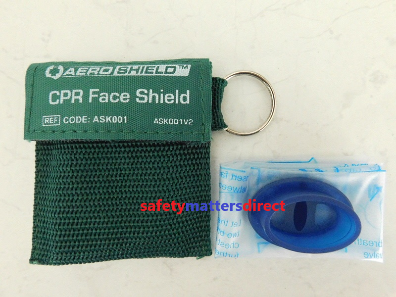 4 x CPR Resuscitation Mask Face Shield Resusi Face Mask Resus Shield w ...