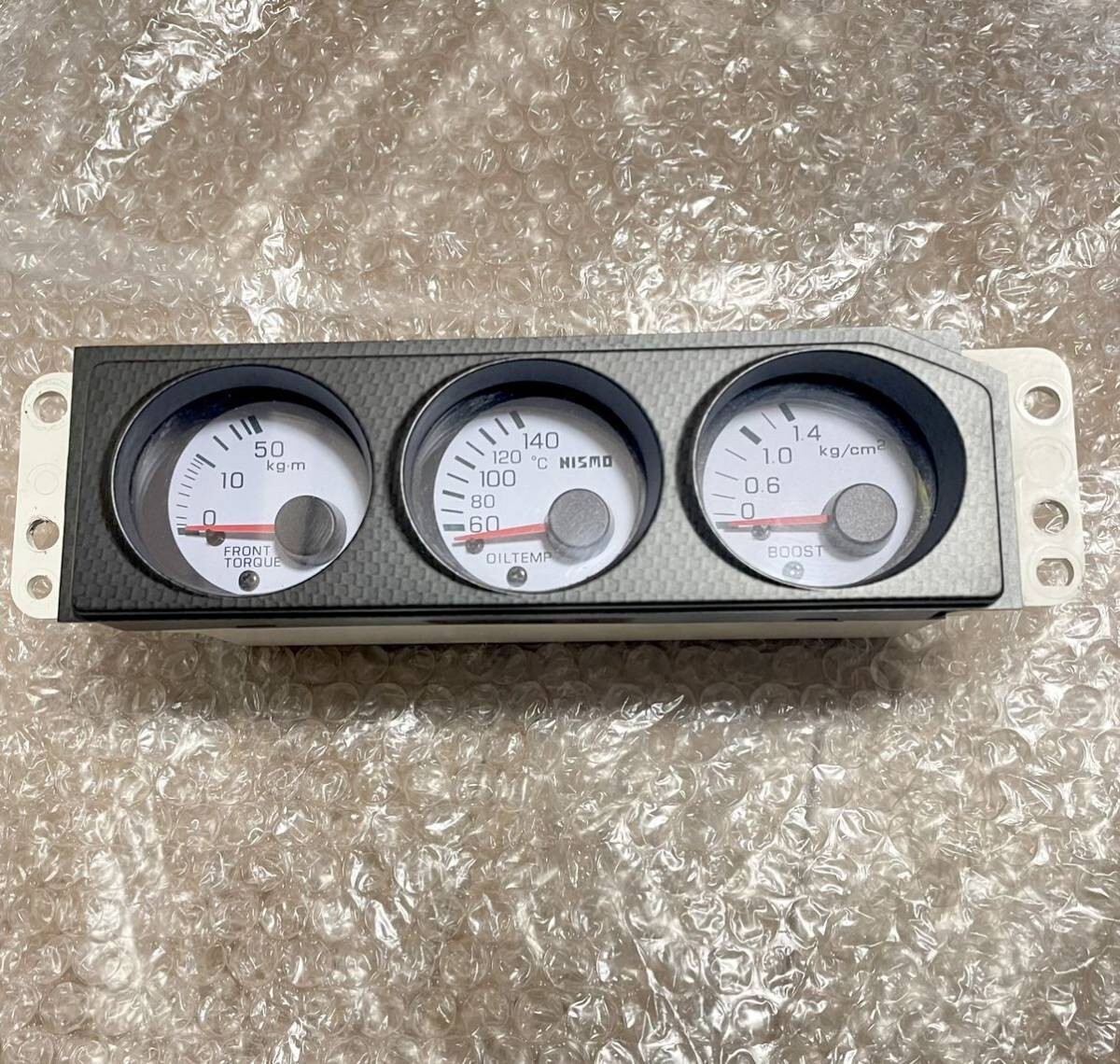 JDM Nissan Skyline BCNR33 GT-R NISMO Triple Meter Black OEM GTR R33 ...