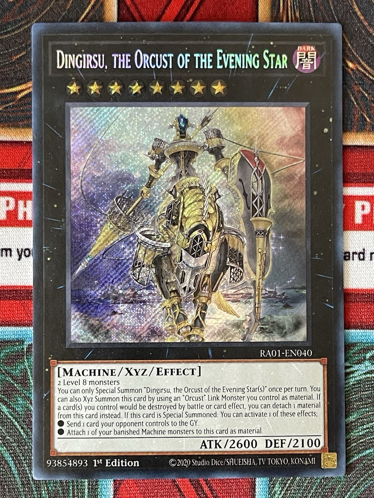 Dingirsu, The Orcust of the Evening Star | RA01-EN040 | SCR | 1st Ed ...