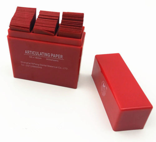 300 Sheets Dental Articulating Paper Practical Red Color 55 X 18 MM ...