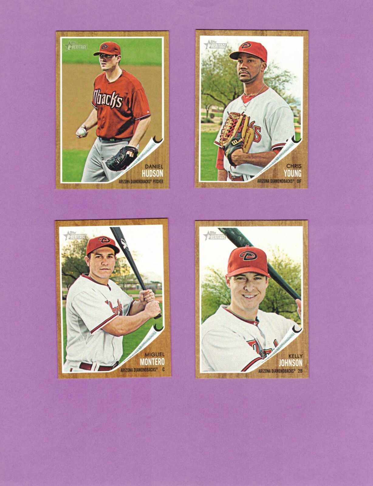 2011 Topps Heritage Arizona Diamondbacks Base (1-425) Team Set! | eBay