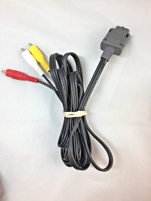 Official Nintendo 64 N64, SNES, or Gamecube AV Cable Cord RCA Audio ...