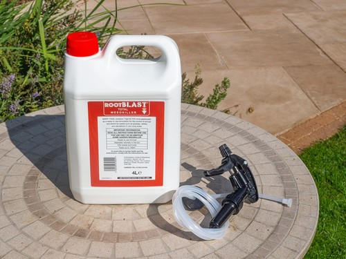 Rootblast Total Weedkiller 4L Extra Strong Glyphosate Weed Killer Spray ...