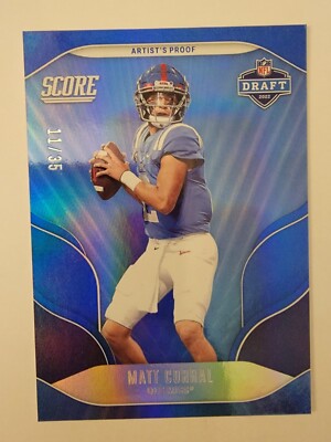 2022 Score NFL Draft Artist's Proof Matt Corral #D2 /35 | eBay
