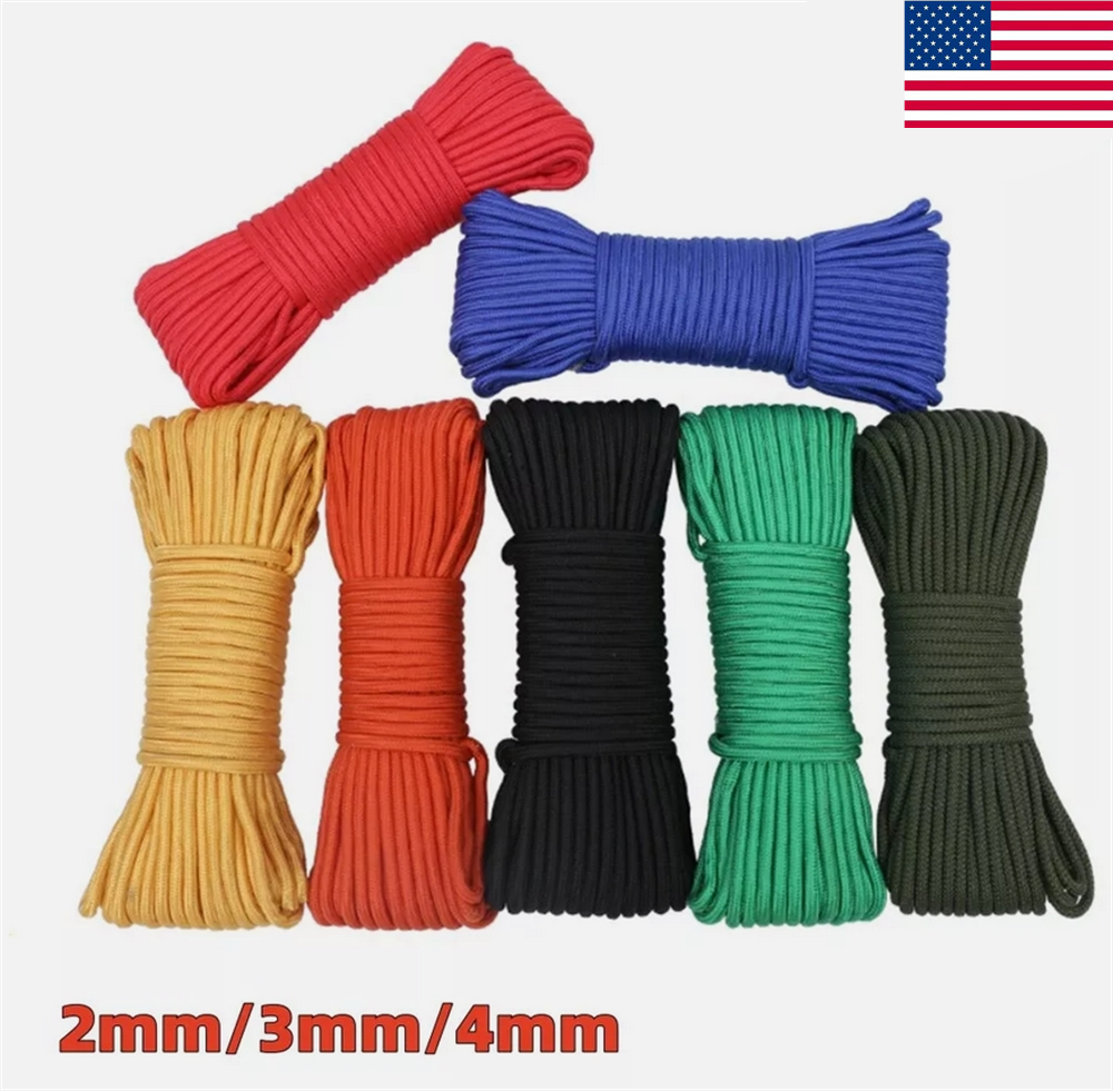 10 Meters Nylon Braided Cord Rope Thread String Strap Rope For Paracord ...