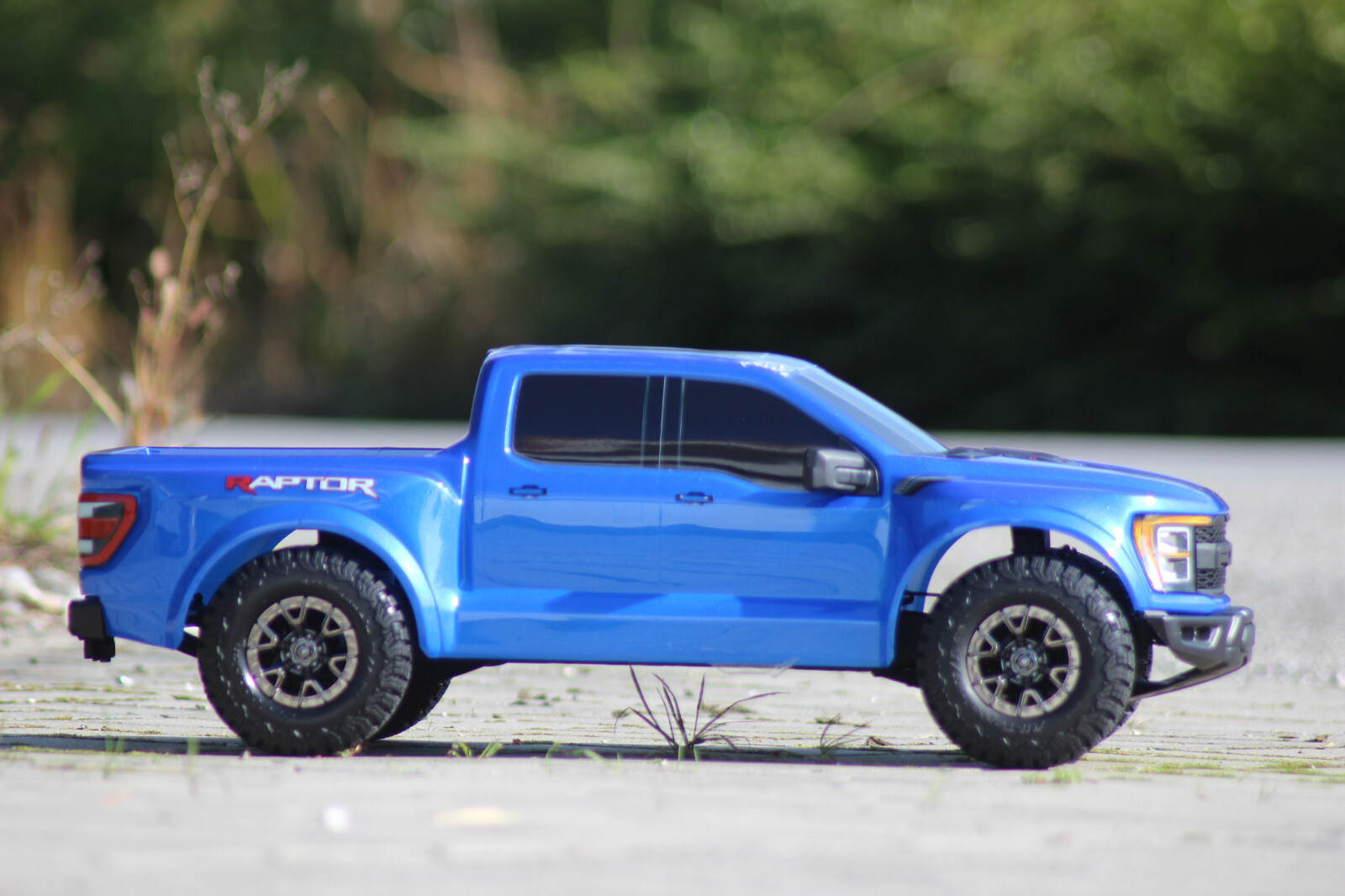 Traxxas Raptor R 1:10 Truck - Blue (TRA101076-4-BLUE) for sale online ...