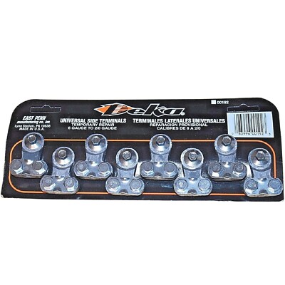 Deka 00192 Universal Side Mount Battery Terminal with Bolt 8 pack | eBay