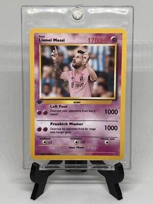 Lionel Messi Pokémon Card Argentina FC Barcelona Inter Miami | eBay