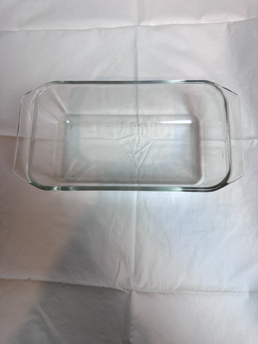 Vintage Pyrex 215-B 2 qt Clear Glass Bread Loaf Pan Baking Dish #24 USA ...