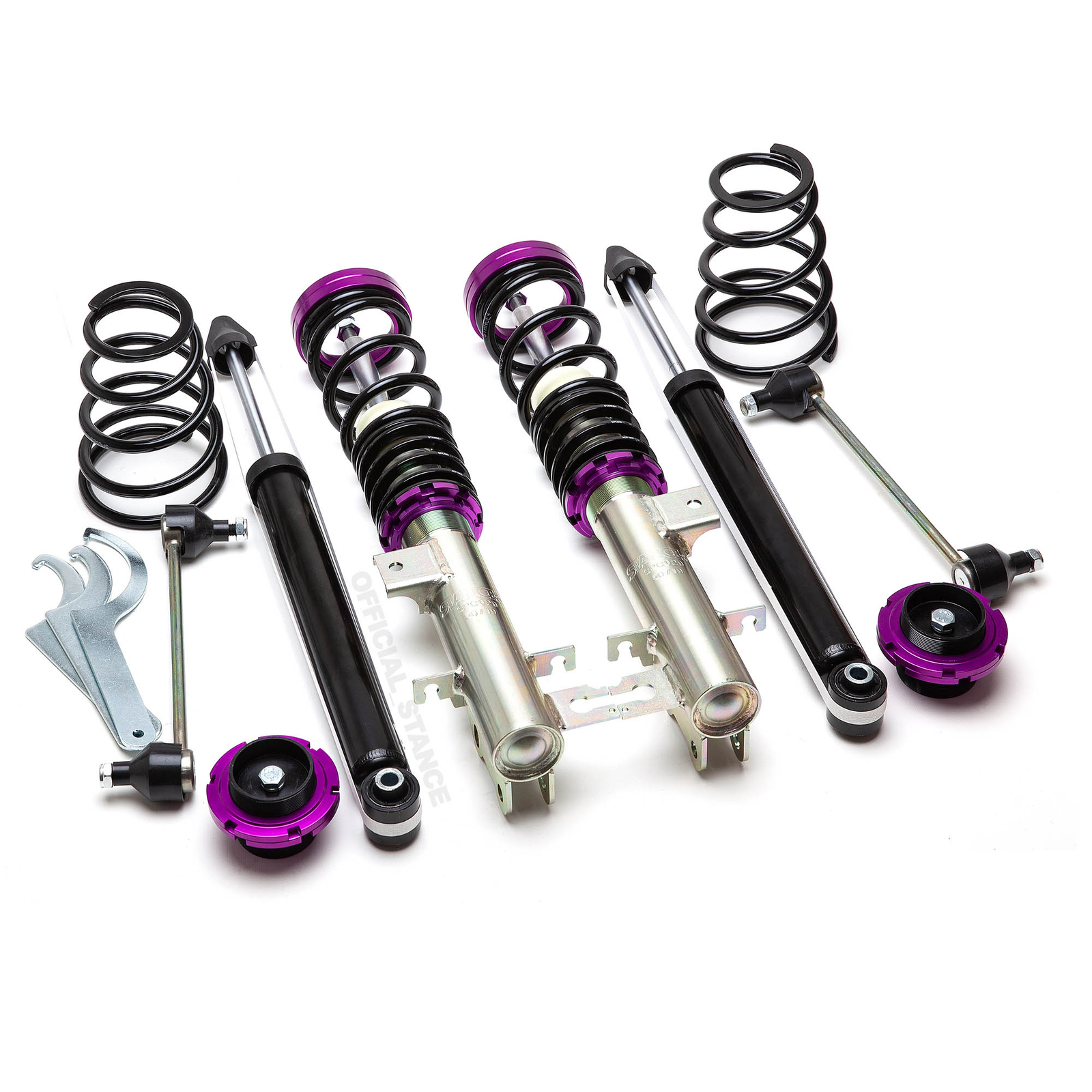 Stance+ Ultra Coilover Suspension Kit for Vauxhall Corsa E 1.2/1.4/1.4 ...