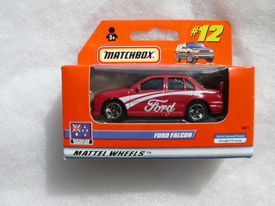 MATCHBOX 1/64 FORD FALCON RED #12 MATTEL WHEELS AWESOME LITTLE MODEL ...