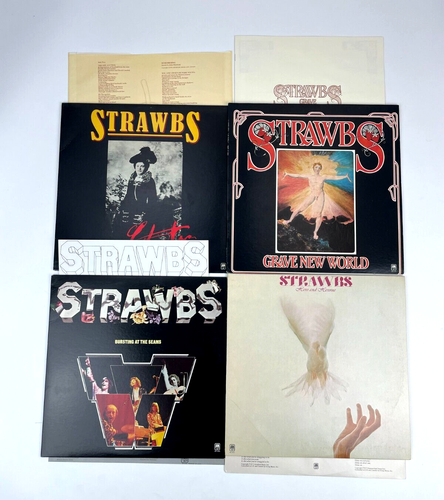 Strawbs Vinyl LP Lot of 4 Grave New World Ghosts Hero Heroine Bursting ...