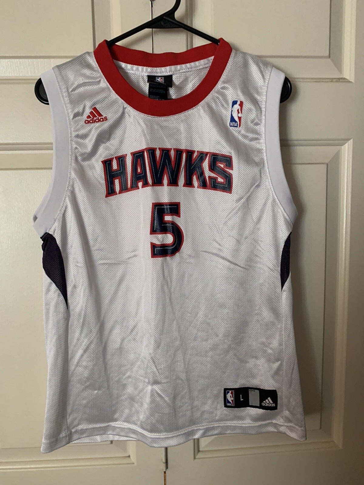 Atlanta Hawks Smith 5 Adidas Jersey Throwback Size Youth L | eBay