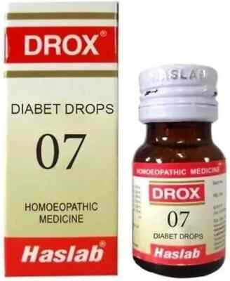 Drox 7 Haslab Homoeopathic Diabet Drops 30ml Frequent urination & Weight Loss | eBay