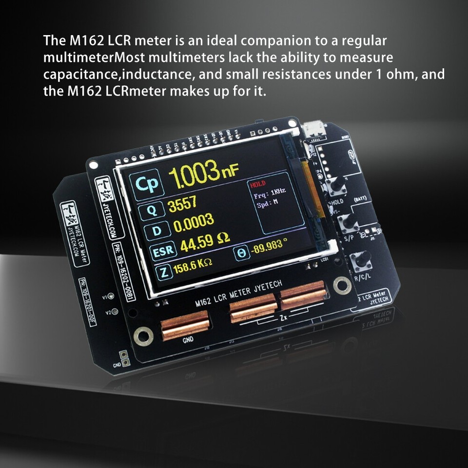 M162 DIY High Precision LCR Meter LCD Inductance Resistance Capacitance ...