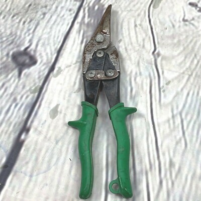 Wiss Tin Snips M2 USA Metal Cutters Vintage Green Handle Hand Tools | eBay