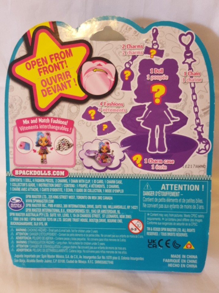 B Pack Dolls, 3.5-inch Collectible Doll w/9 Surprises - Series 1 ...