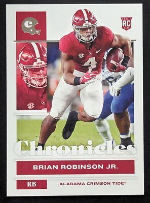 Brian Robinson Jr. Alabama Crimson Tide 2022 Chronicles Draft Picks #25 ...