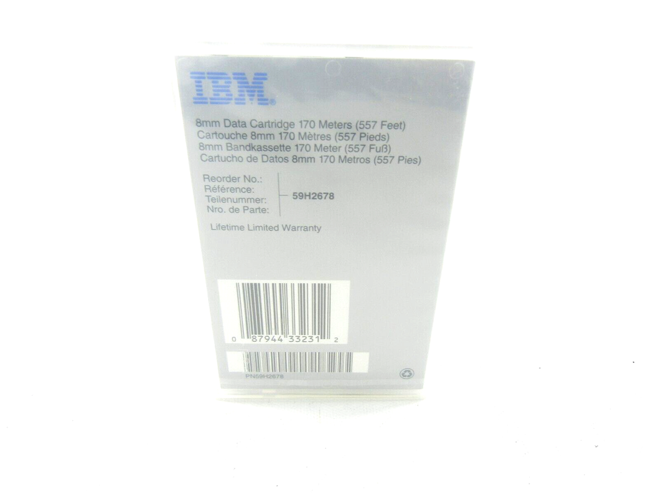 IBM 170 Meters (557 Feet) Factory Sealed 8mm Data Cartridge | eBay