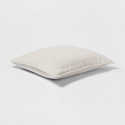 Euro Channel Stitch Velvet Quilt Sham Cream - Threshold 490601539090 | eBay